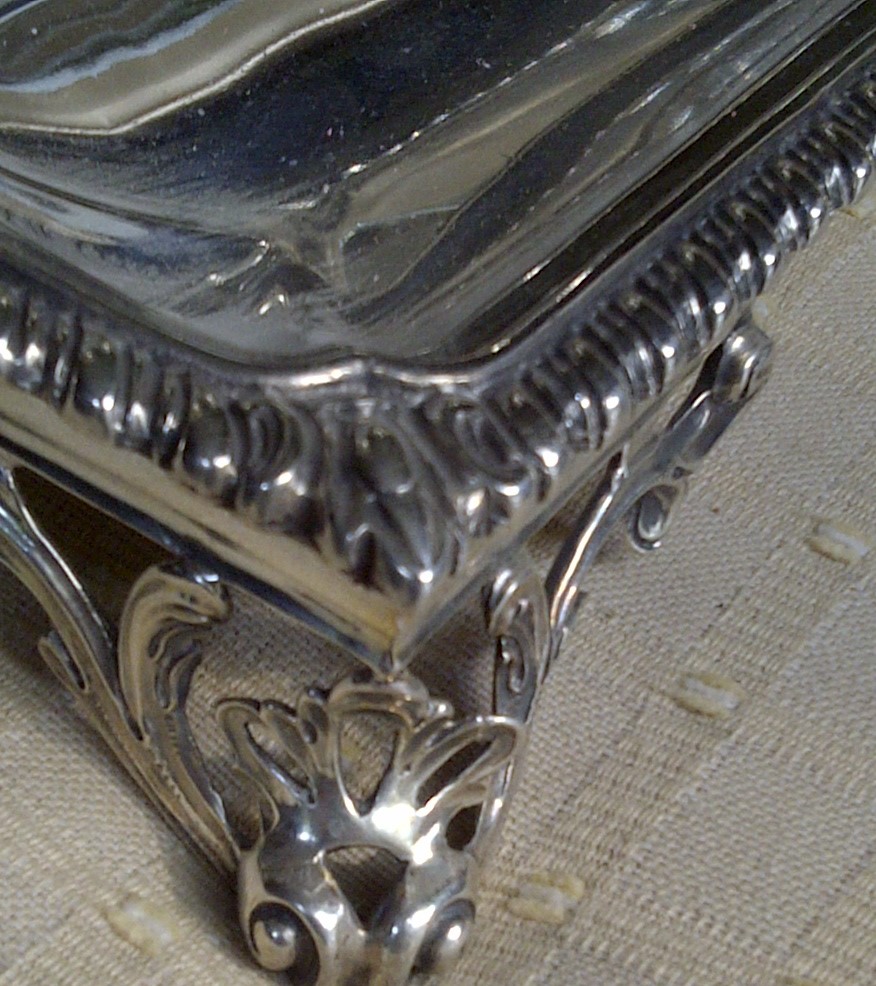 Superb Antique Silver Partners Standish (Inkstand) - Antique ...