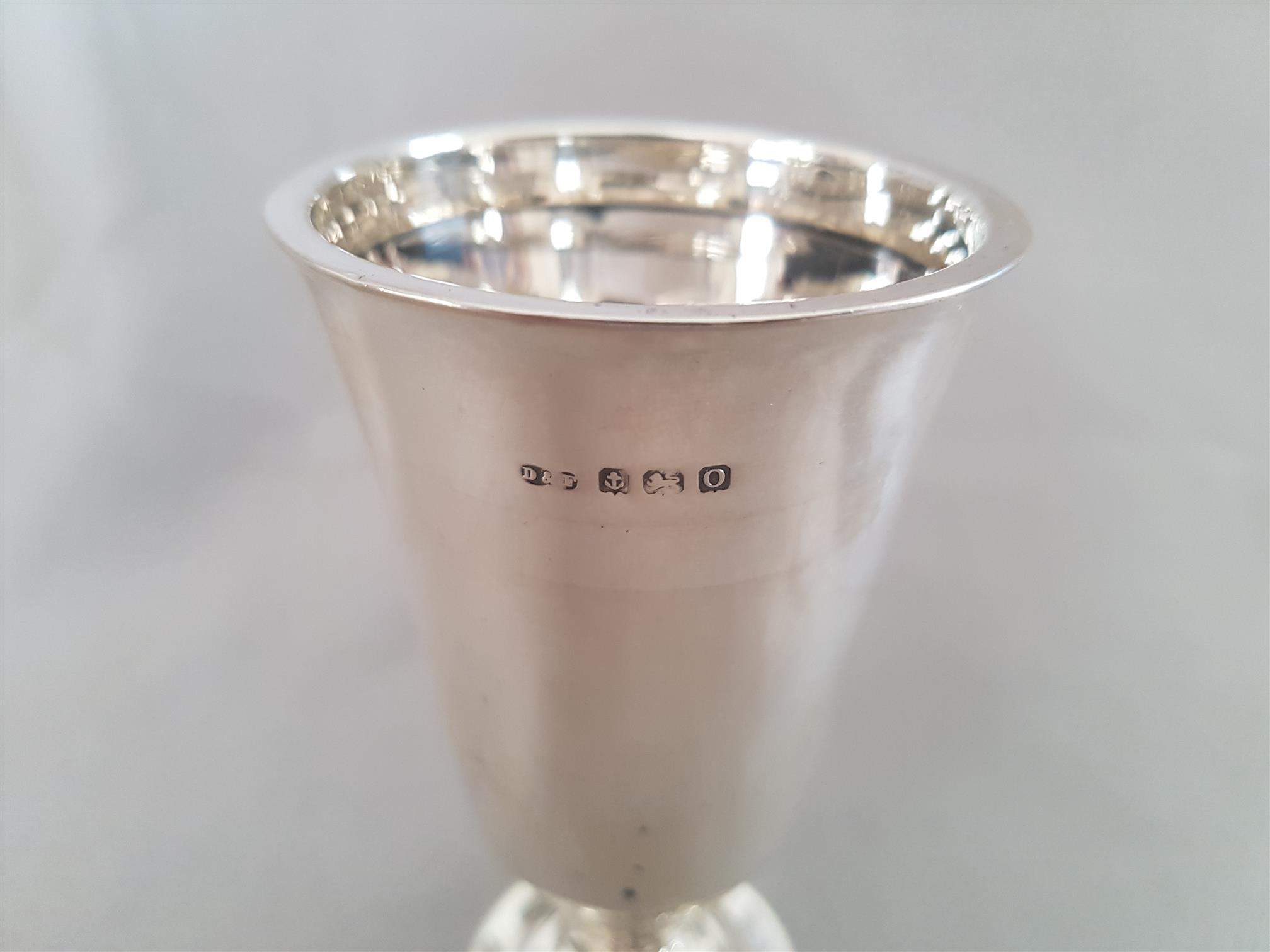 South African Kiddush Becher. Presented by the Ponewez Society.Antique ...